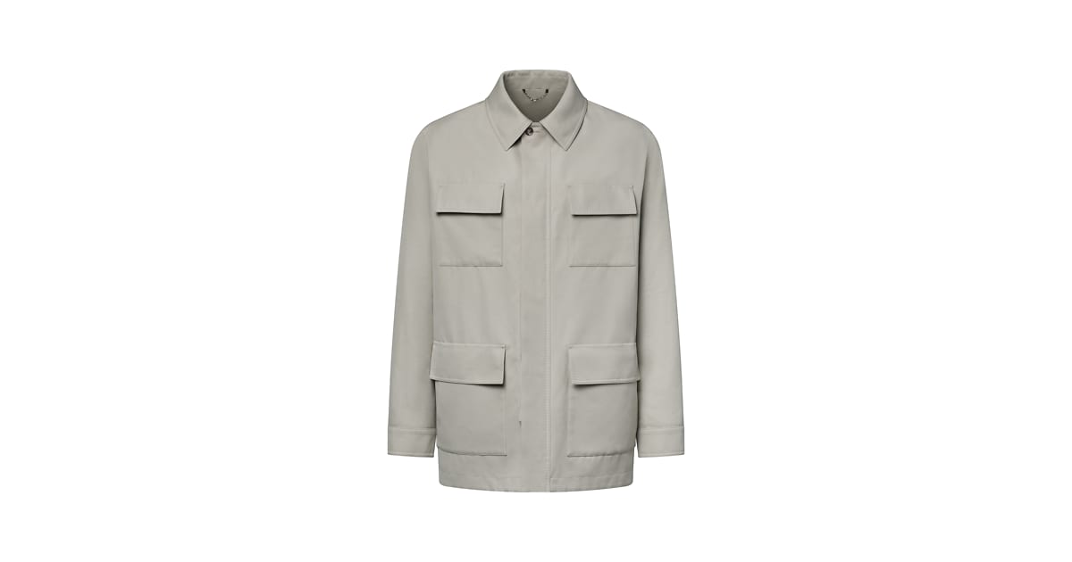 Cotton-Silk Blend Field Jacket - For Men | LOUIS VUITTON