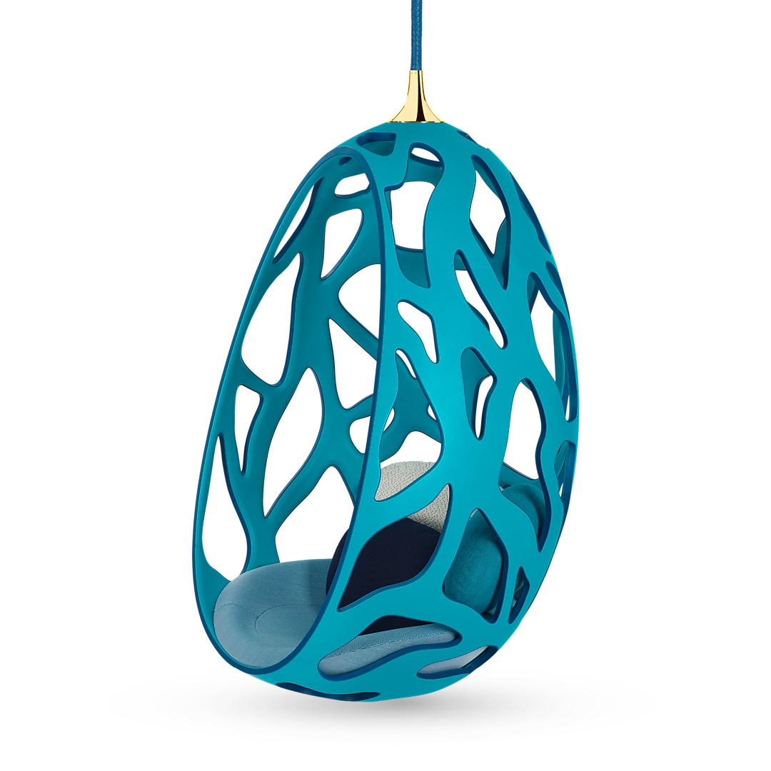 Cocoon By Fernando and Humberto Campana Fiberglass shell covered with ...