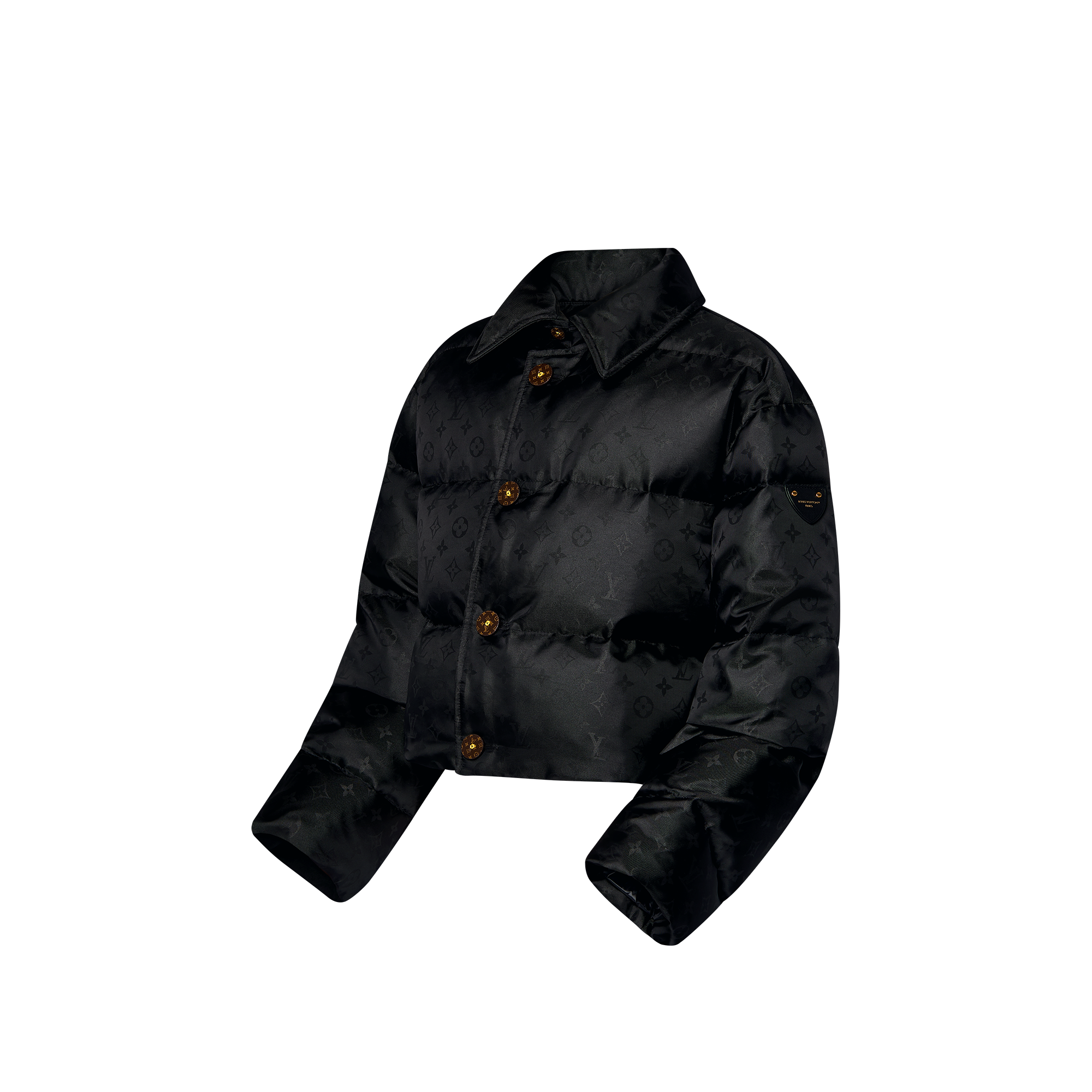 Cropped Monogram Puffer Jacket - Ready-to-Wear 1AFUIR | LOUIS VUITTON