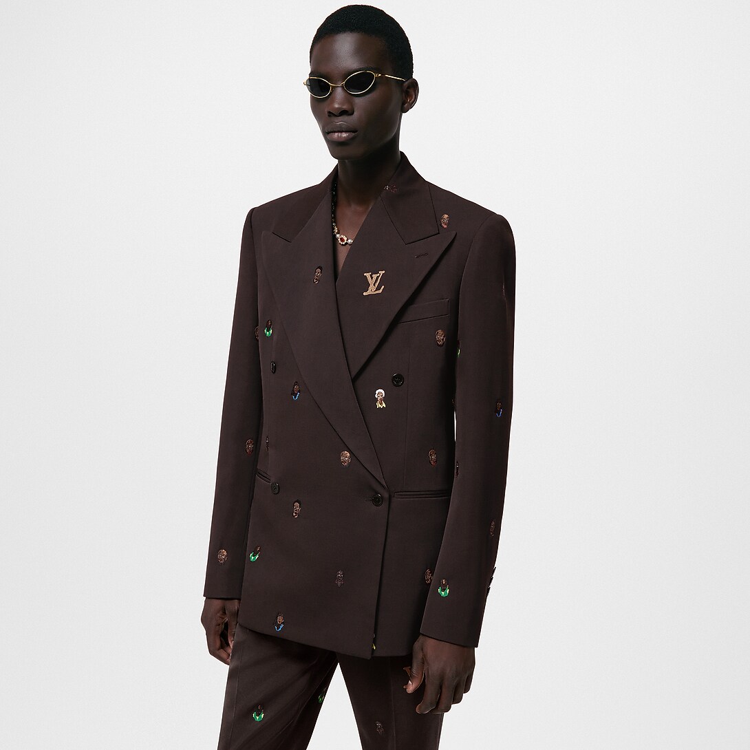 Embroidered Double-Breasted Jacket - Ready-to-Wear | LOUIS VUITTON