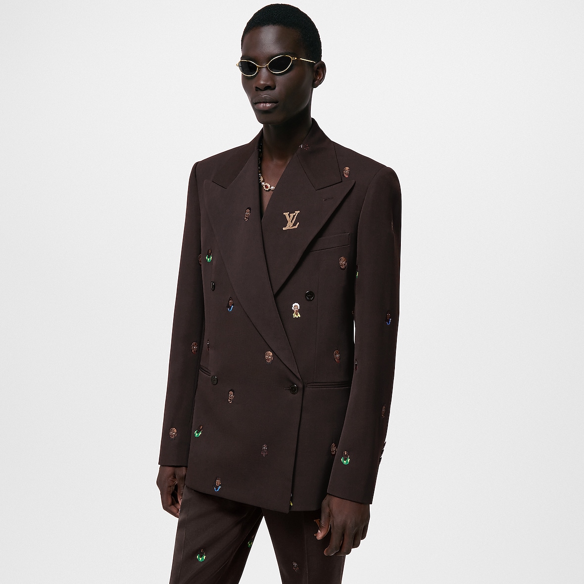 Embroidered Double-Breasted Jacket - Ready-to-Wear | LOUIS VUITTON