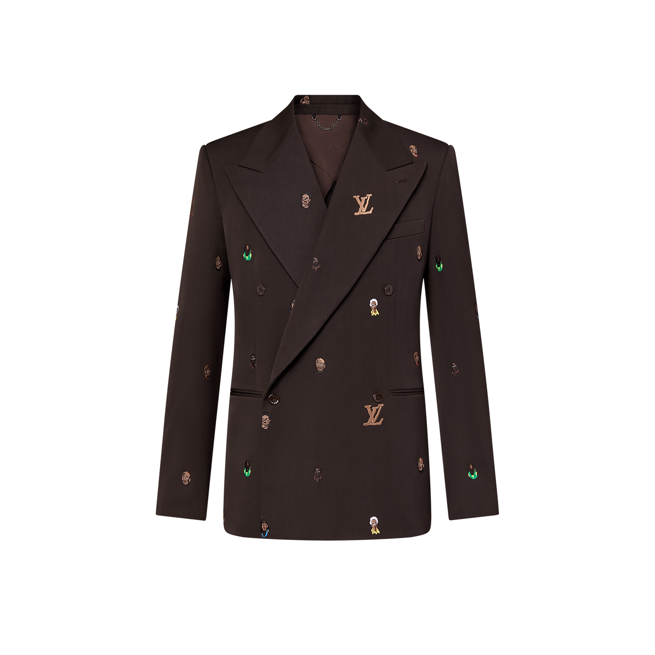 Embroidered Double-Breasted Jacket - Ready-to-Wear | LOUIS VUITTON