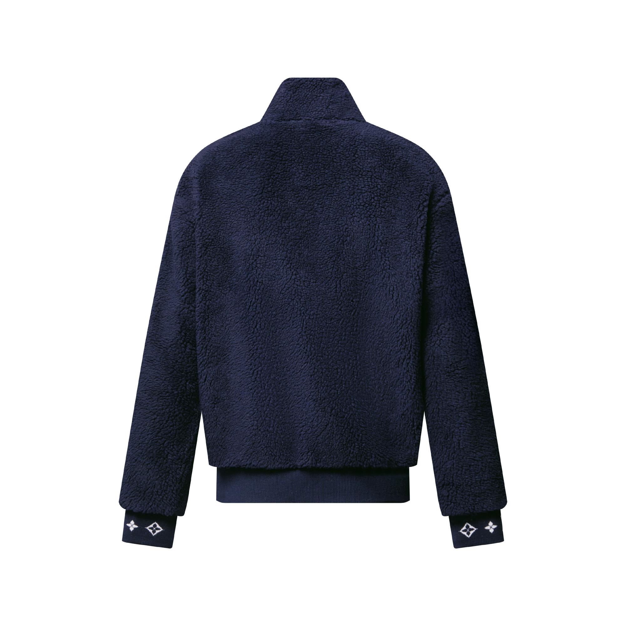 Leather Patch Fleece Blouson - For Men | LOUIS VUITTON