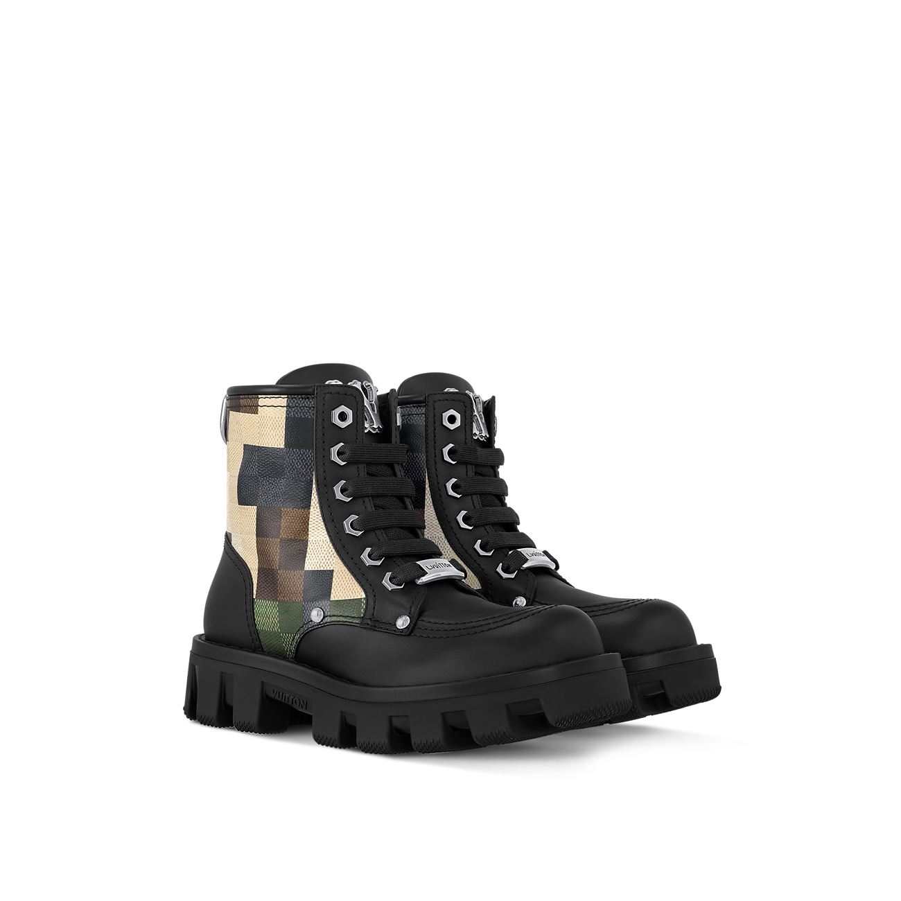 LV Checker Combat Boot - Shoes 1ACNF8 | LOUIS VUITTON