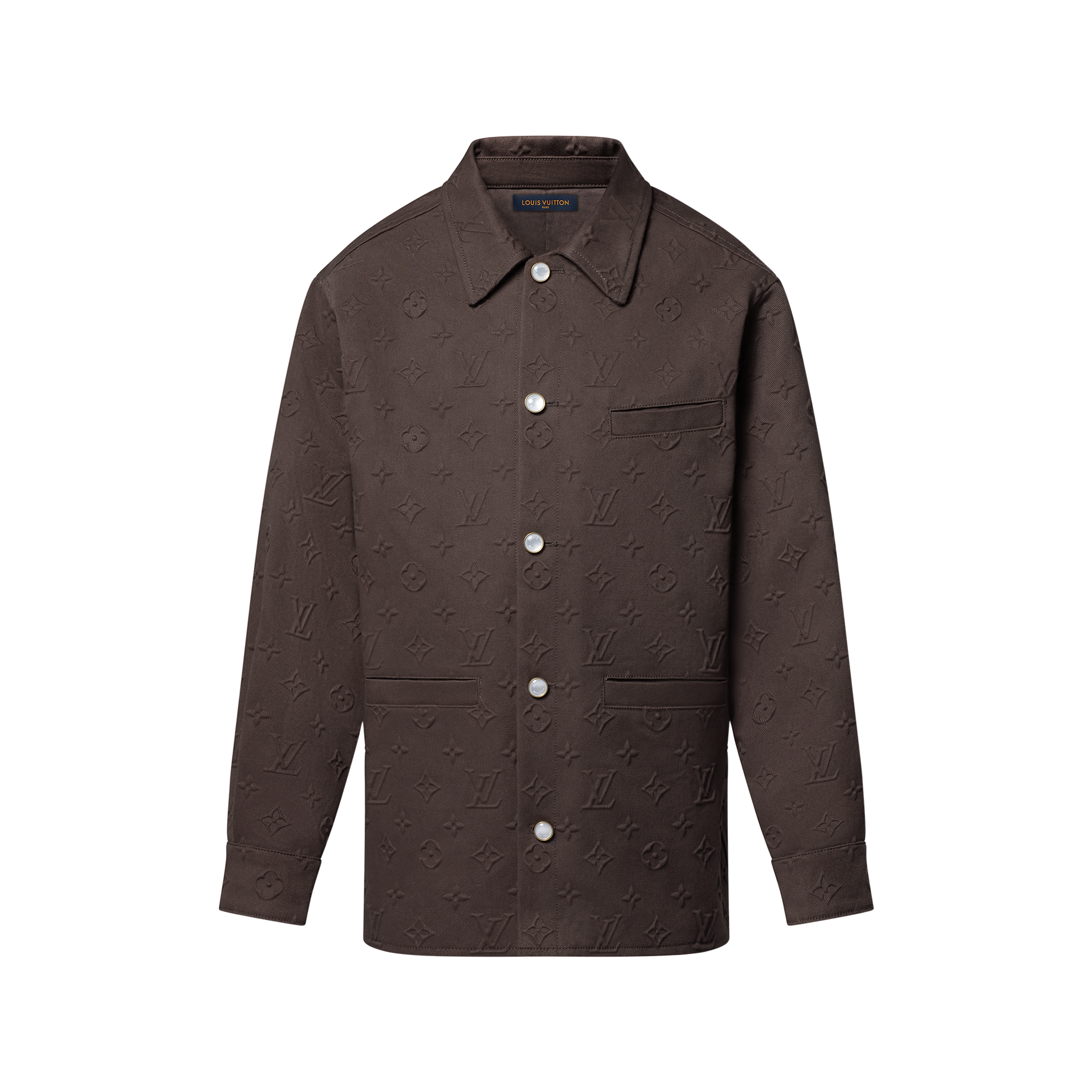 Monogram Embossed Overshirt - Ready-to-Wear 1AHBF2 | LOUIS VUITTON