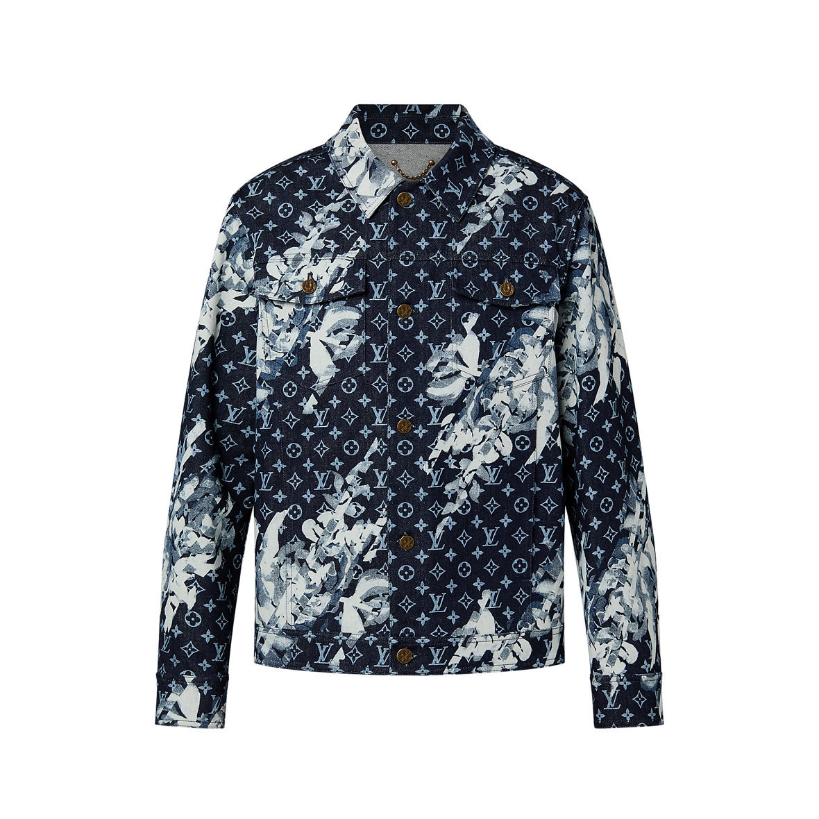 Monogram Printed Denim Jacket - Ready-to-Wear 1AF754 | LOUIS VUITTON