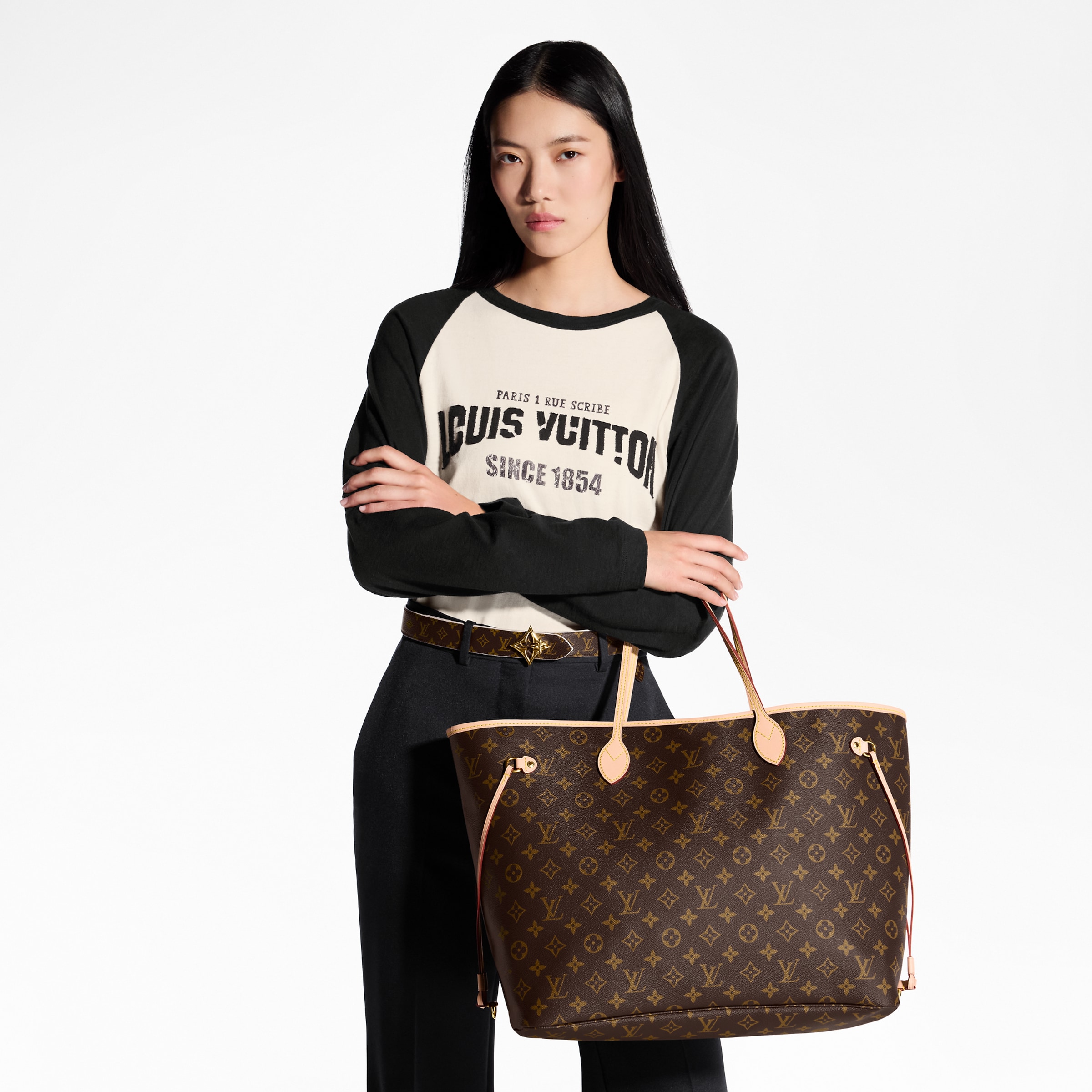 Neverfull GM Mon Monogram Monogram Canvas - Personalization P01923 ...