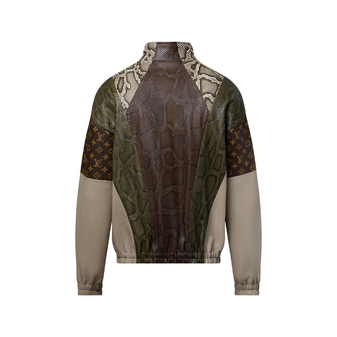 Python Mix Leather Tracksuit Top - Ready-to-Wear | LOUIS VUITTON
