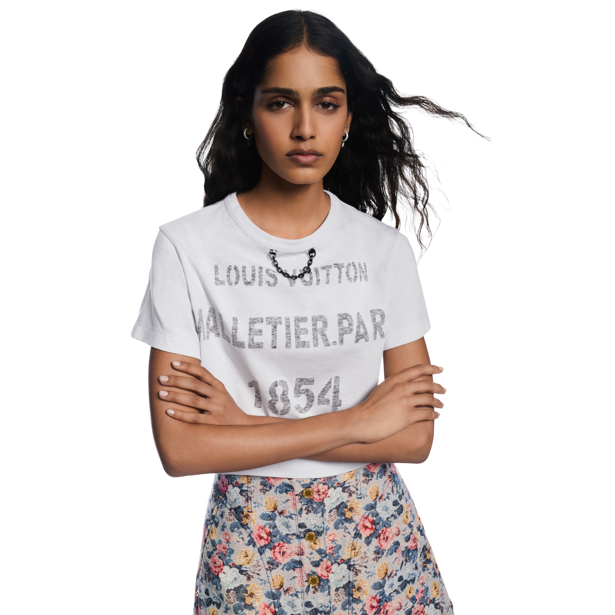 Stencil Signature Crop Top - Ready-to-Wear 1AGQFJ | LOUIS VUITTON