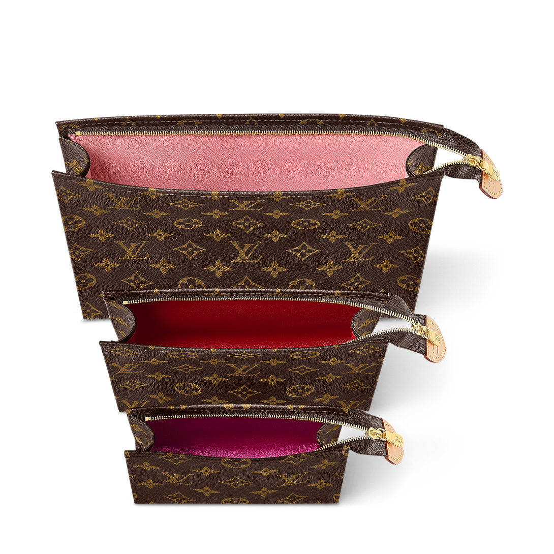 Trio Toilet Pouch Monogram Canvas - Wallets and Small Leather Goods ...