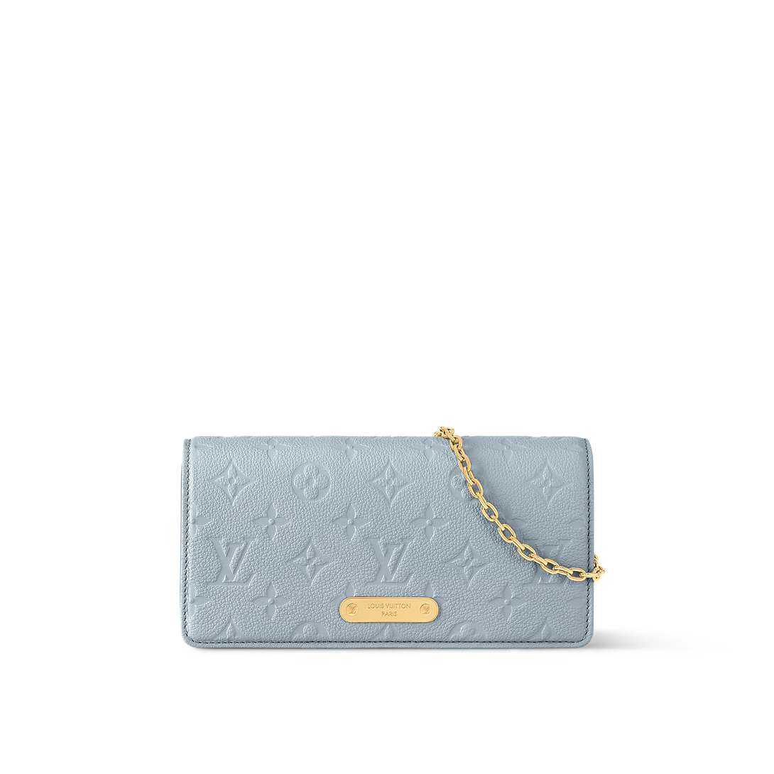 Wallet On Chain Lily Monogram Canvas - Wallets and Small Leather Goods ...