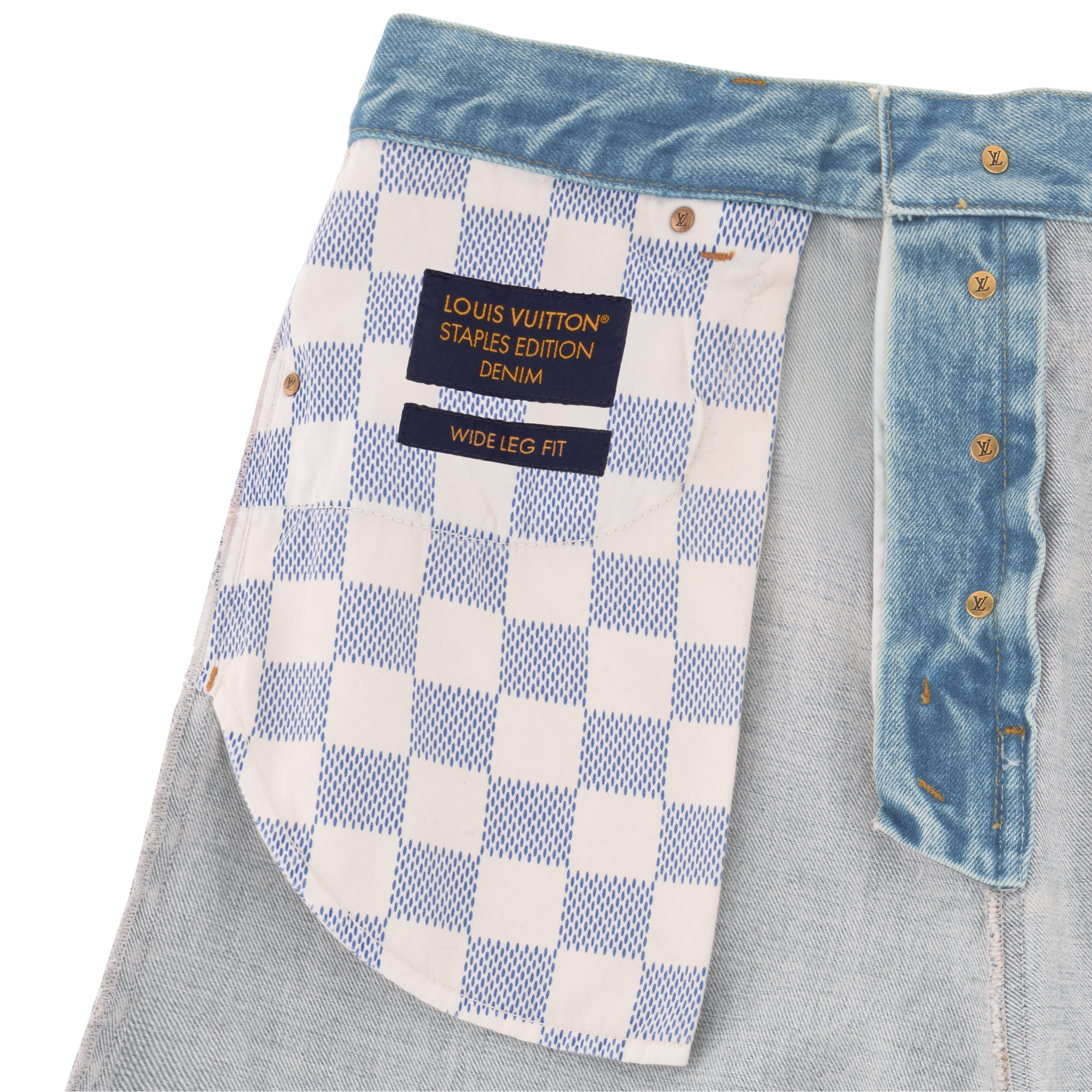 Wide Leg Fit Denim Pants - Ready-to-Wear 1AGIWK | LOUIS VUITTON