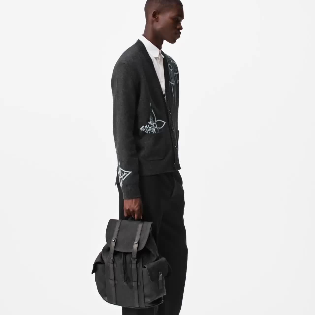 Christopher PM Backpack Monogram Taurillon Leather - Men Bags | LOUIS ...
